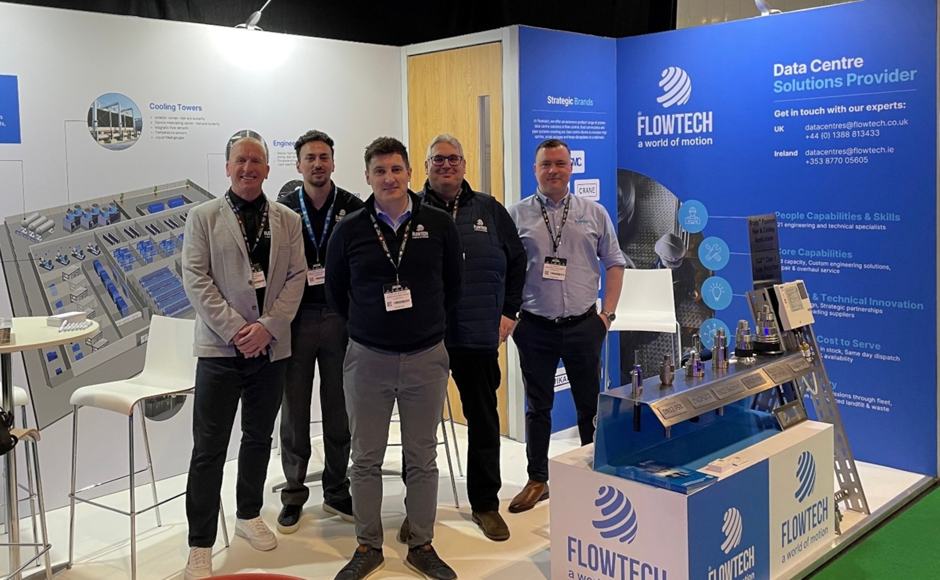 Flowtech exhibits at Data Centre World London 2026